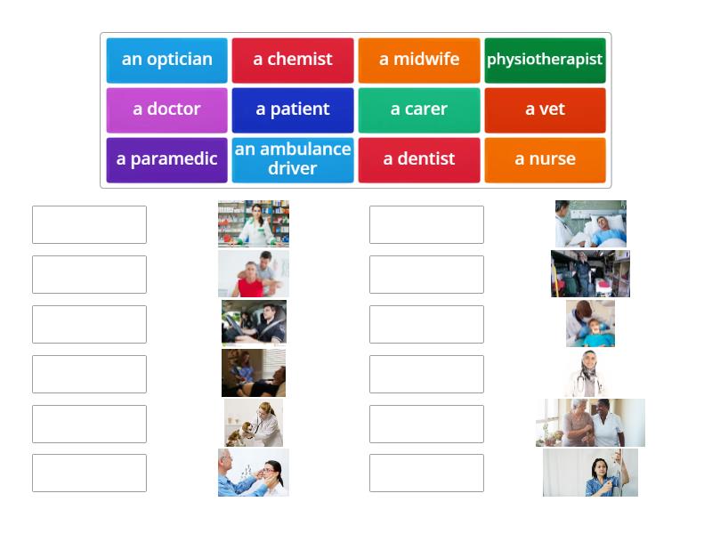 People in Healthcare: Matching Task - Match up