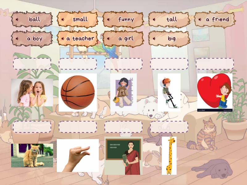 Vocabulary matching - Match up
