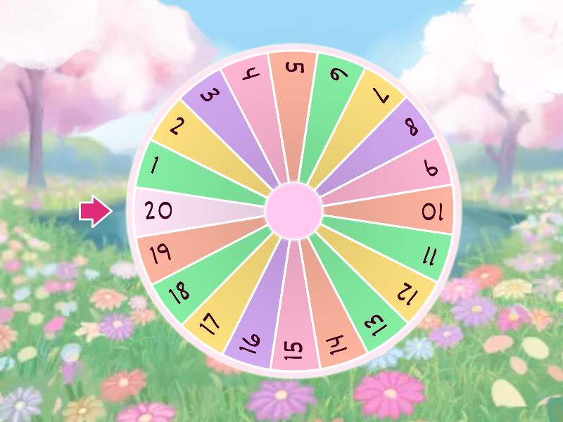 Ruleta de números - Rueda aleatoria