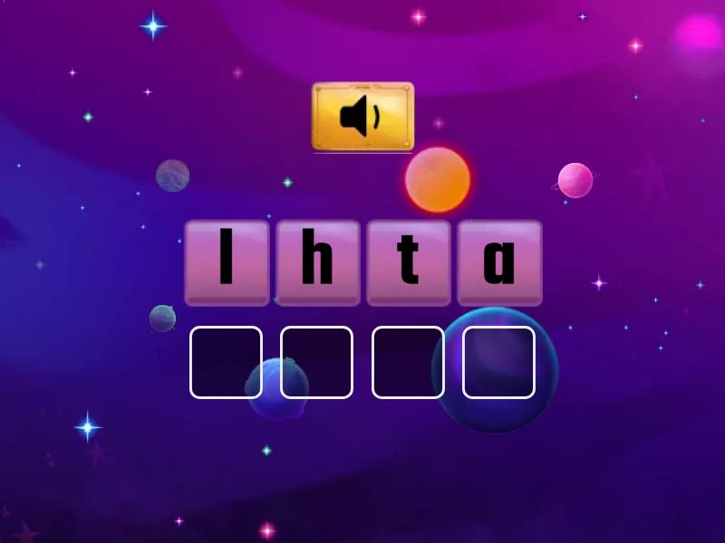 3rd Grade Spelling Words with al, aw, and au - Anagram