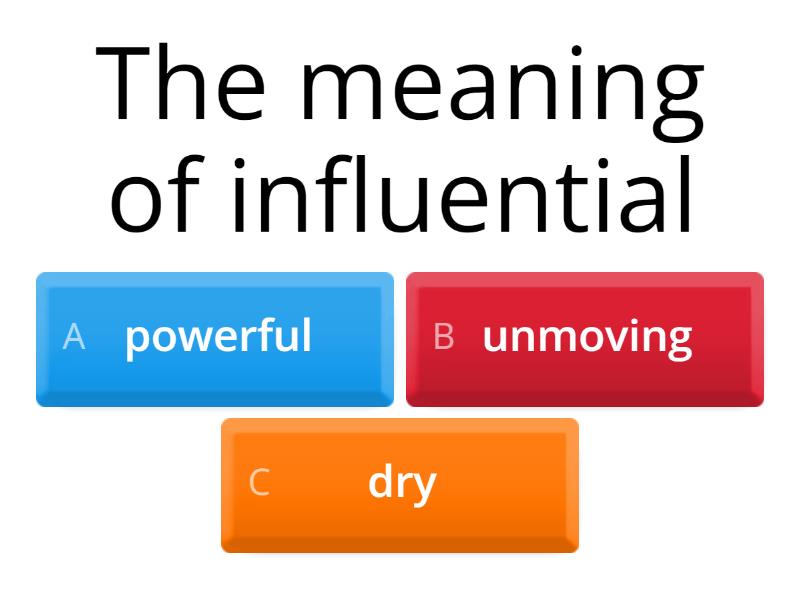 The meaning of ... - Quiz