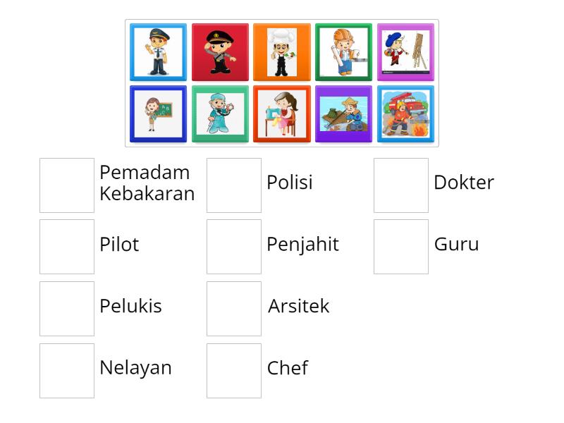 Profesi/Pekerjaan - Match up