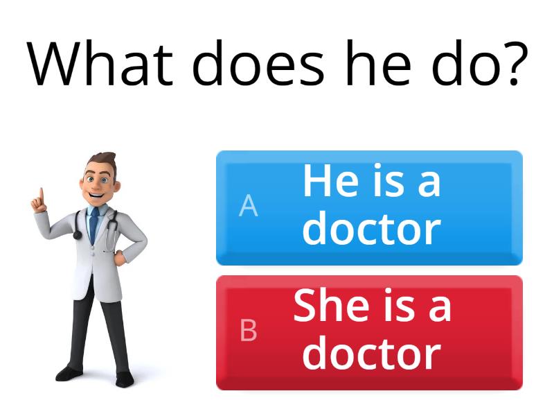 What does he/she do? - Quiz