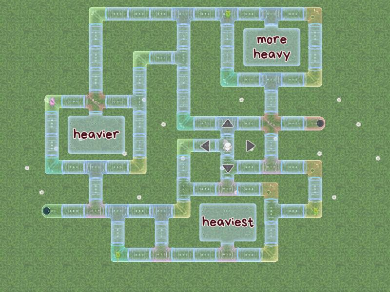 Comparative & Superlative Adjectives - Maze chase