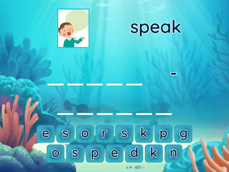 Irregular Verbs: "sing-swim" (A1+ - A2) - Deletrea la palabra