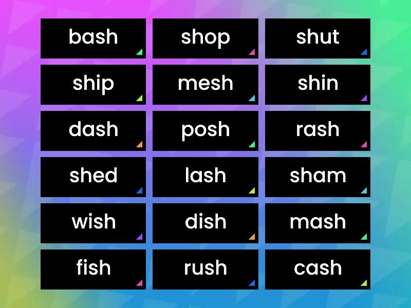sh Digraph Mastery Flip - Flip tiles
