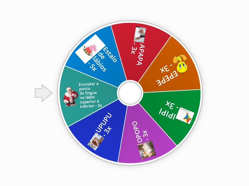 Fonema P - apraxia - Spin the wheel