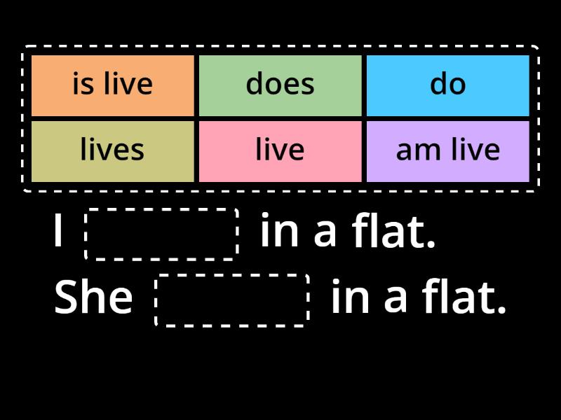 6A Present simple (be/do) - Missing word