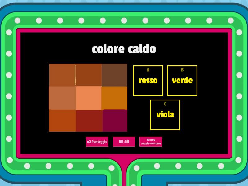 Indovina il colore - Gameshow quiz
