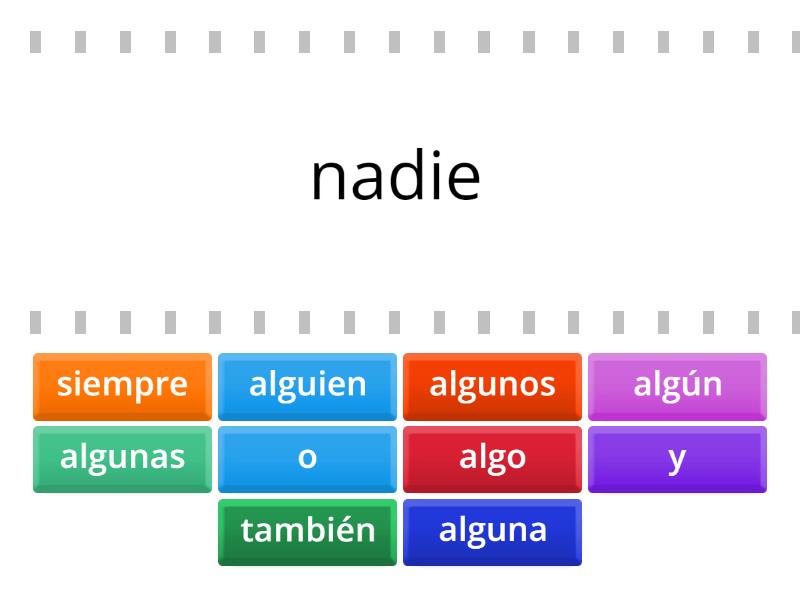 Palabras negativas y afirmativas {opuestas} - Find the match