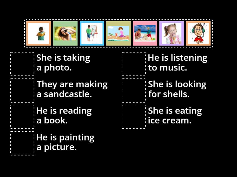 SM 1 Unit 9 at the beach - Match up
