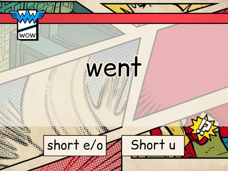 Reading WOnders Grade 2 phonics Unit 1 week 2 - True or false