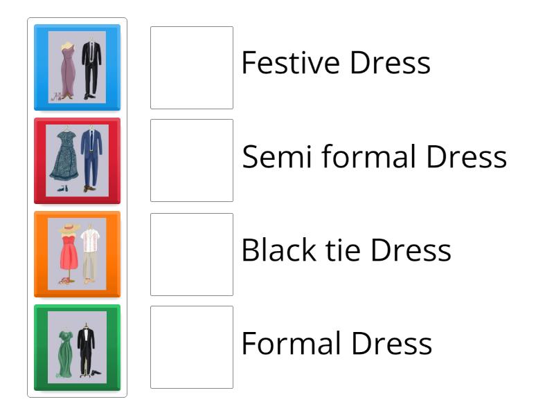 Dress Code - Match up