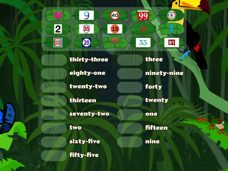 Numbers (1-99) - Match_JMP - Match up