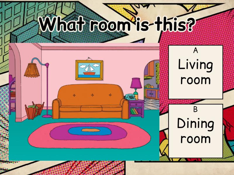 ROOMS OF A HOUSE - Quiz