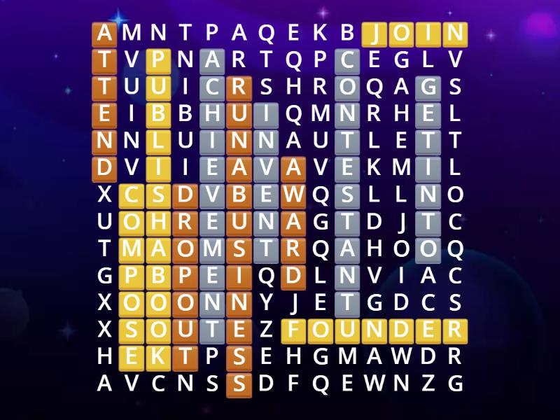 6th grade - Wordsearch