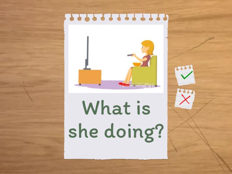 What are they doing? - Flash cards