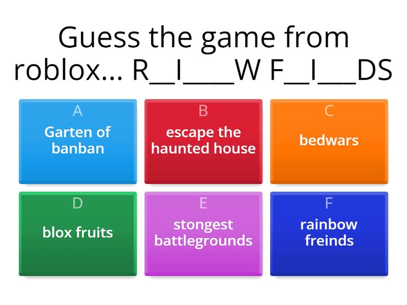 Roblox - Quiz