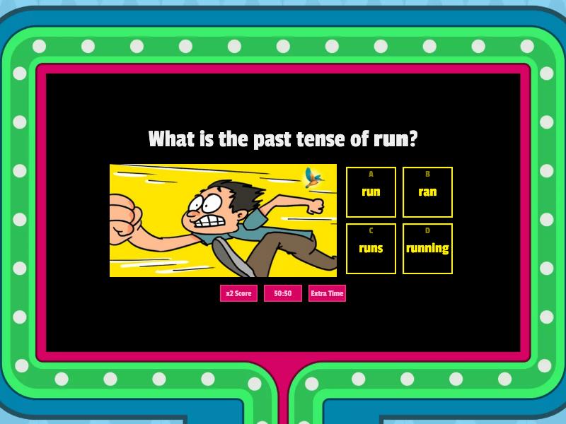 Past Tense Game - Gameshow quiz