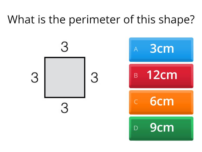 Perimeter (Primary 5) - Quiz