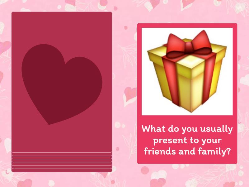 Valentine's day - Speaking cards