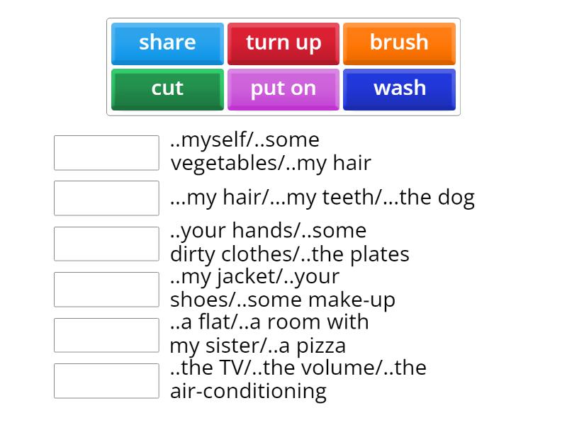 Outcomes elem. Unit 3. My home - Match up