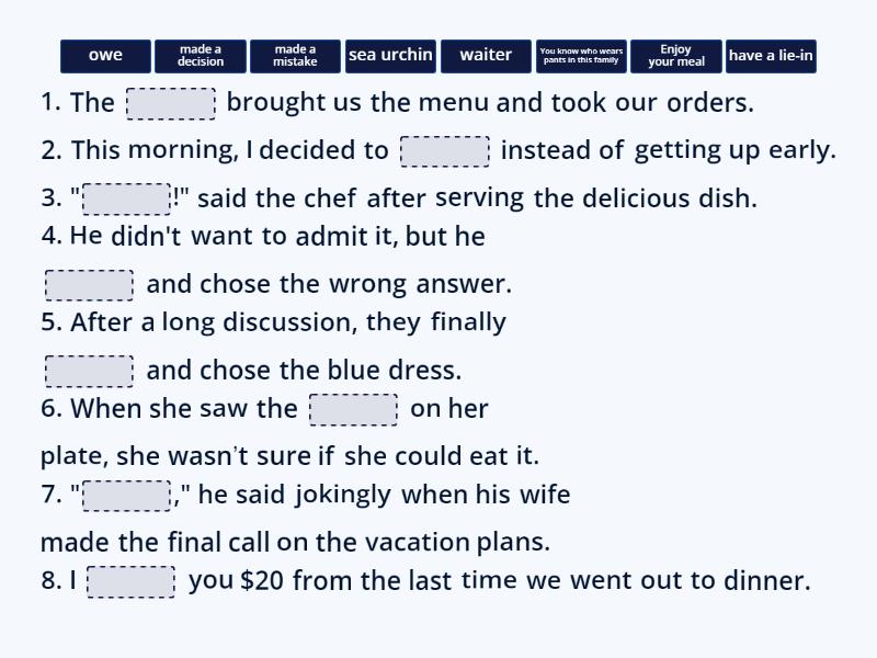 Add a missing word - Complete the sentence