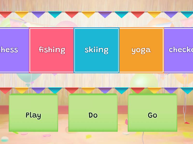 Hobbies - Speed sorting