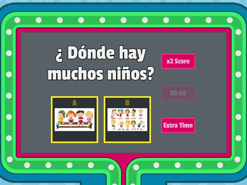 MUCHOS POCOS - Gameshow quiz