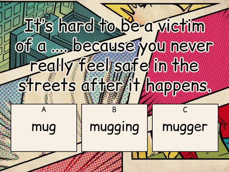 Focus 3 Word formation 8 - Quiz