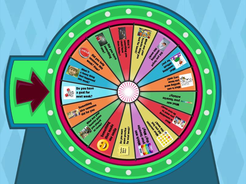 REFLECTION - Spin the wheel