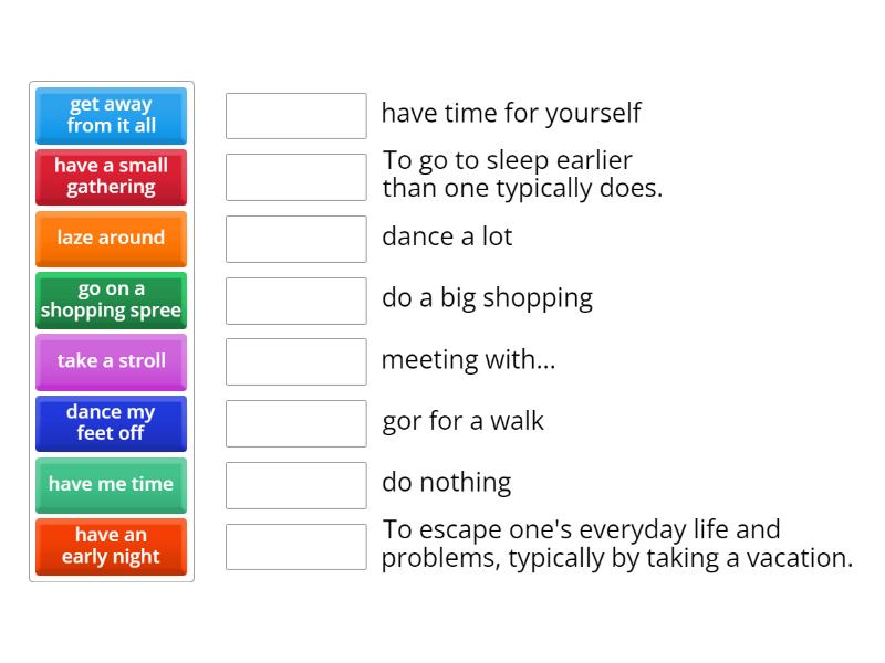 Weekend activities - Une las parejas