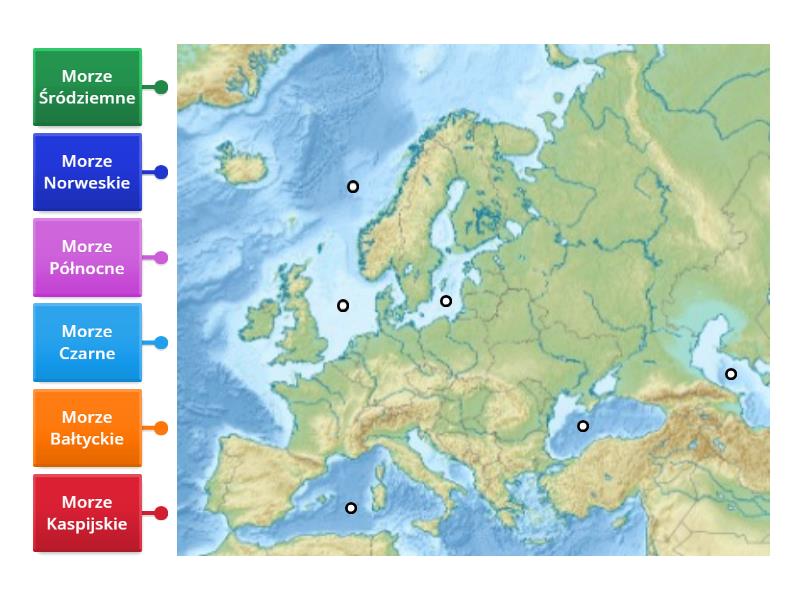 Morza Europy 2 - Labelled diagram