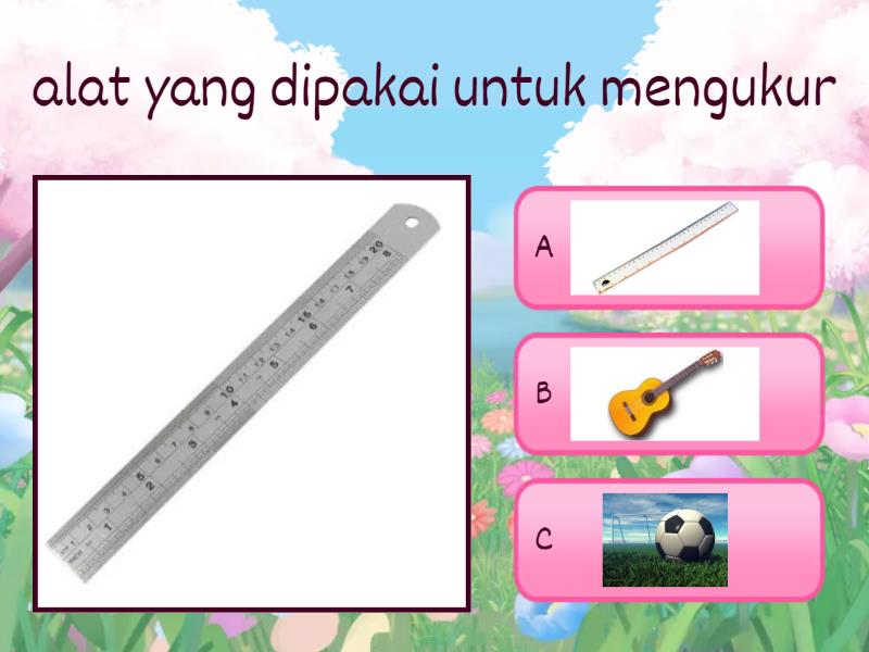 Membandingkan ukuran - Quiz