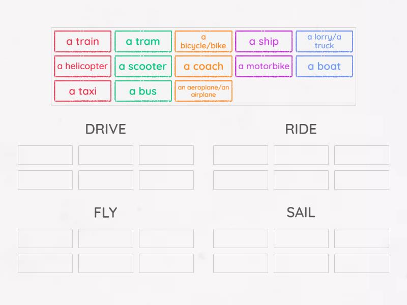 RoadMap A2. 8C. Travel (task 2) - Group sort