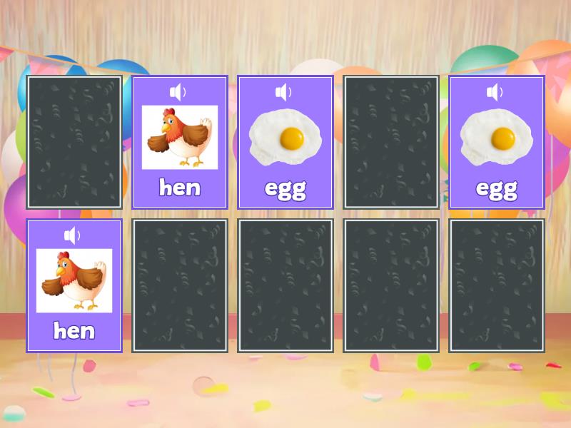 3_ new words - Matching pairs