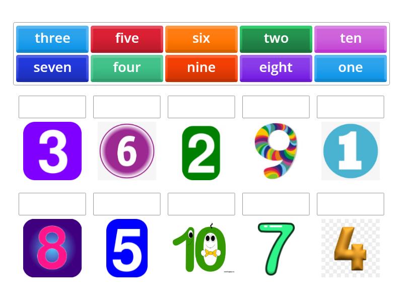 numbers - Match up