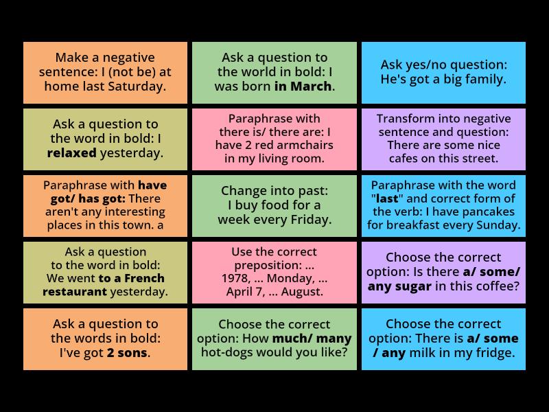 SO Elementary, review units 1-6 - Flip tiles