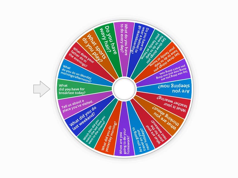 Let's remember! - Random wheel