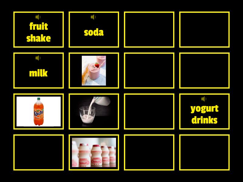 Drinks - Matching pairs