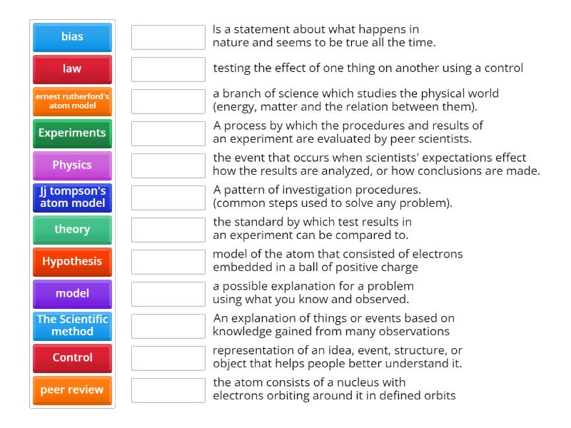 Being objective - Match up