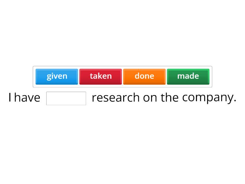 Phrases to demonstrate you did your research - Complete the sentence
