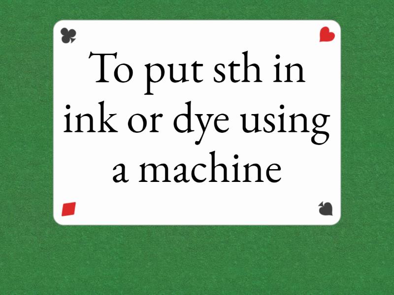 Definitions - Flash cards