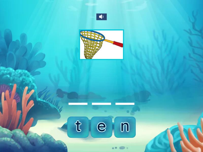 CVC Word - KG2 - Spell the word