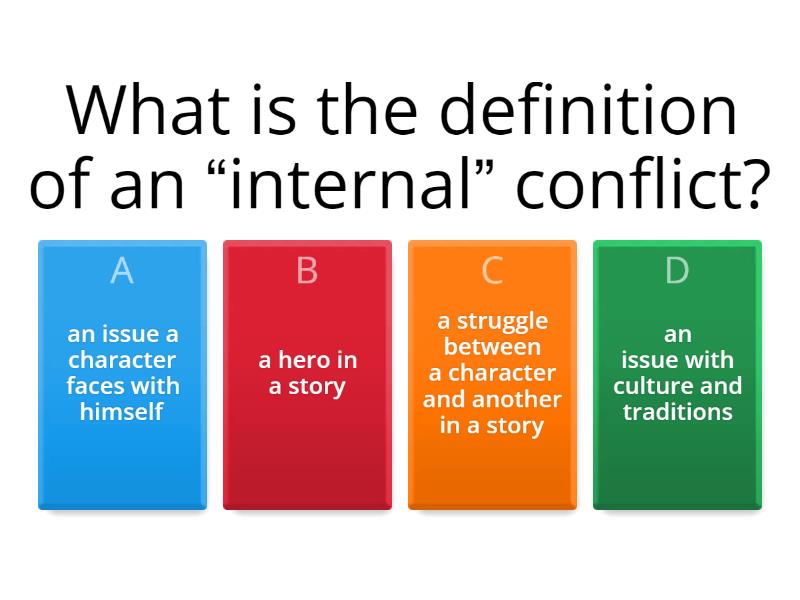Assessment (Types of Conflict) - Quiz