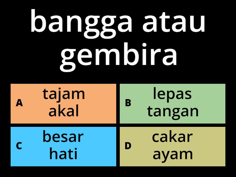 Peribahasa Darjah 4 - Cuestionario