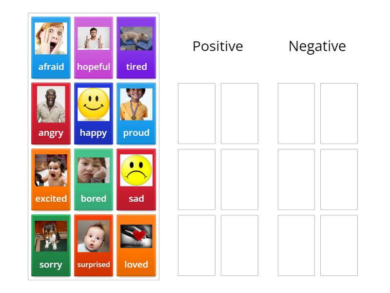 Emotions - Group sort