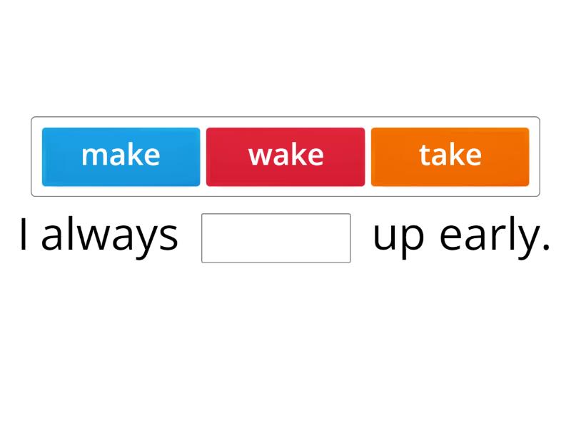 Morning Routines - Complete the sentence