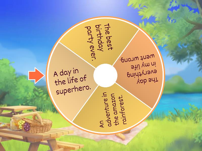 Online Learning Activity (2) - Spin the wheel