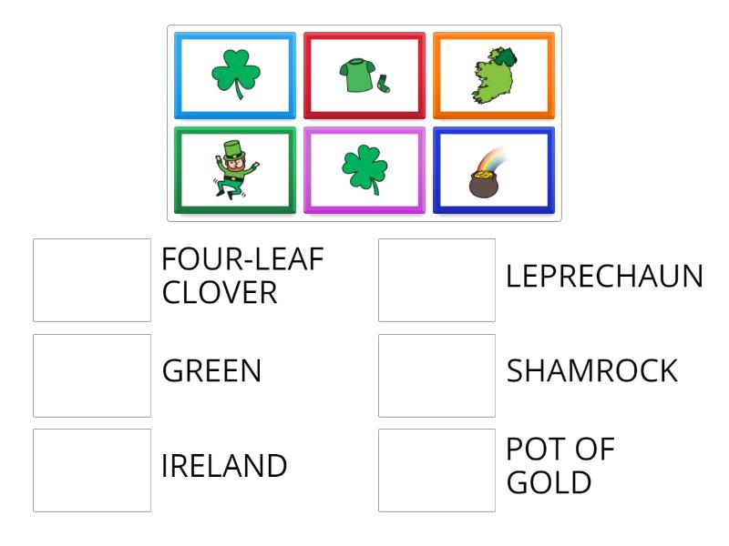 SAINT PATRICK'S DAY - Match up